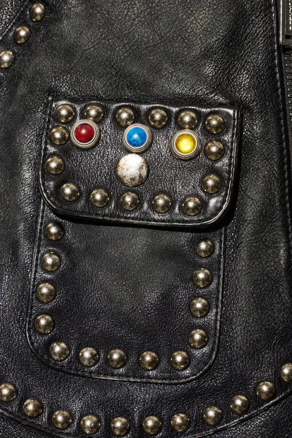 Dsquared2 Long Sleeve Leather Jacket