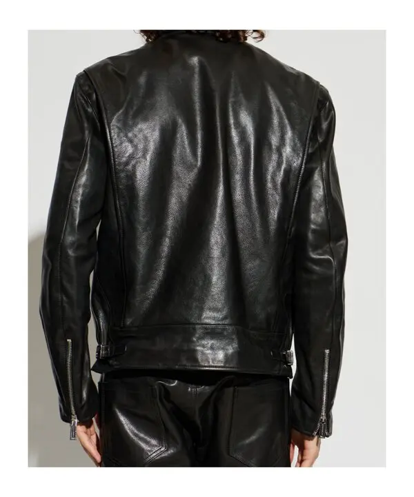 Dsquared2 Long Sleeve Leather Jacket
