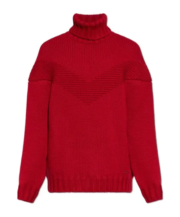 Dsquared2 V" Patterned Turtleneck Sweater