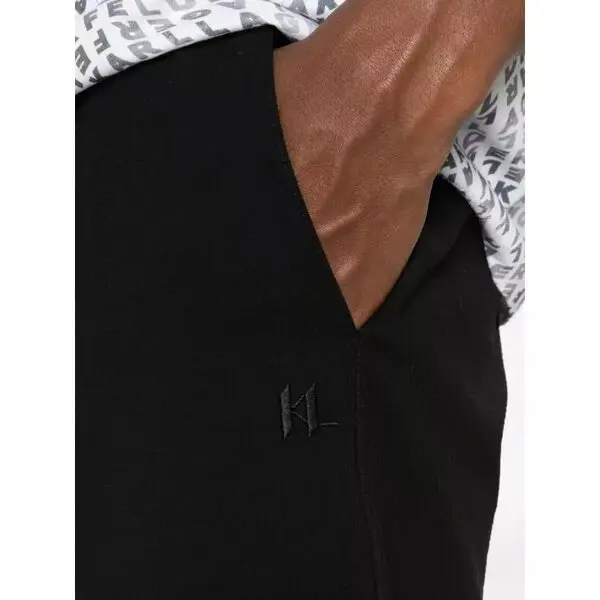 Karl Lagerfeld Embroidered Elasticated Shorts