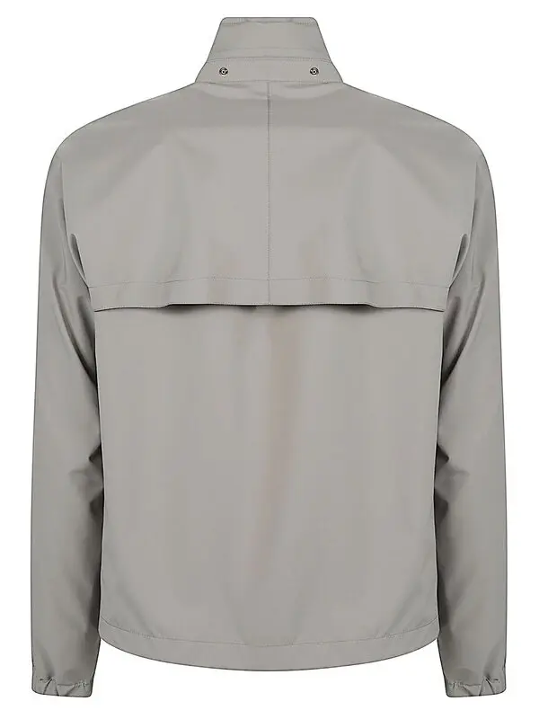 Brioni Performa Windbreaker Jacket With Detachable Sleeves - Grey