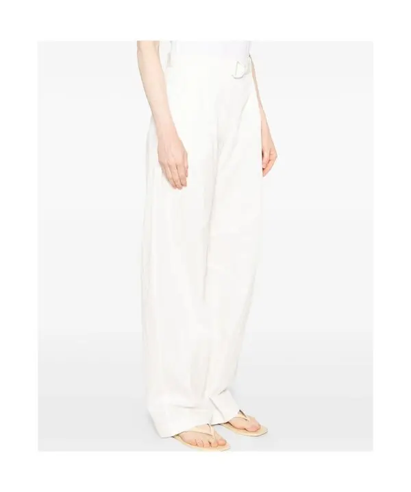 Patrizia Pepe Tapered Leg Trousers With Concealed Fastening