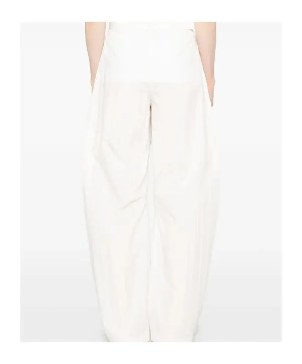 Patrizia Pepe Tapered Leg Trousers With Concealed Fastening
