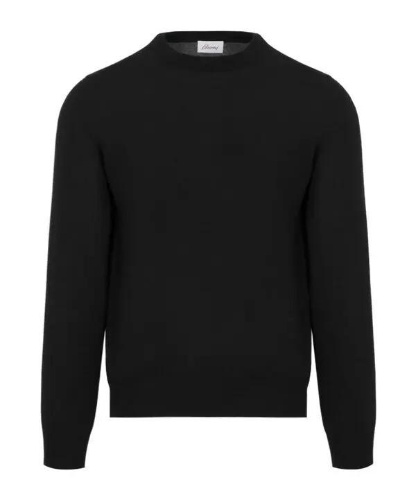 Brioni Crew Neck Sweater - Black