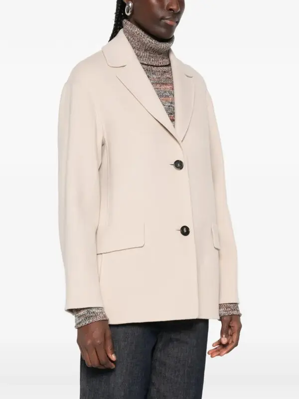 Max Mara Single-breasted Blazer With Notched Lapel