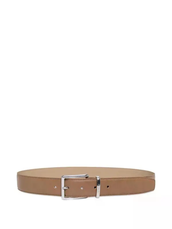 MEDEEA Smooth Finish Buckle Fastening Belt - Neutrals
