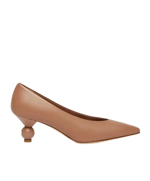 Max Mara Pointed-toe High Heels - Nudo