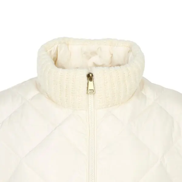Moncler Quilted Cardigan With Zip-up Closure