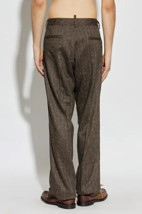 Dsquared2 Tailored Herringbone Trousers