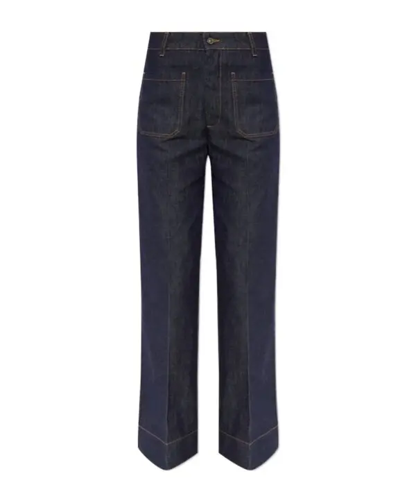 Victoria Beckham Belt Loop Jeans