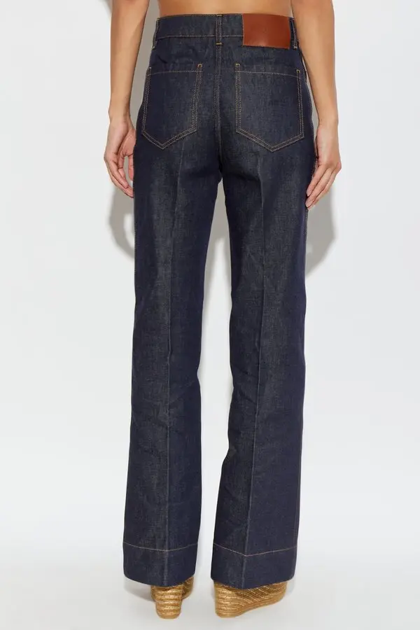 Victoria Beckham Belt Loop Jeans