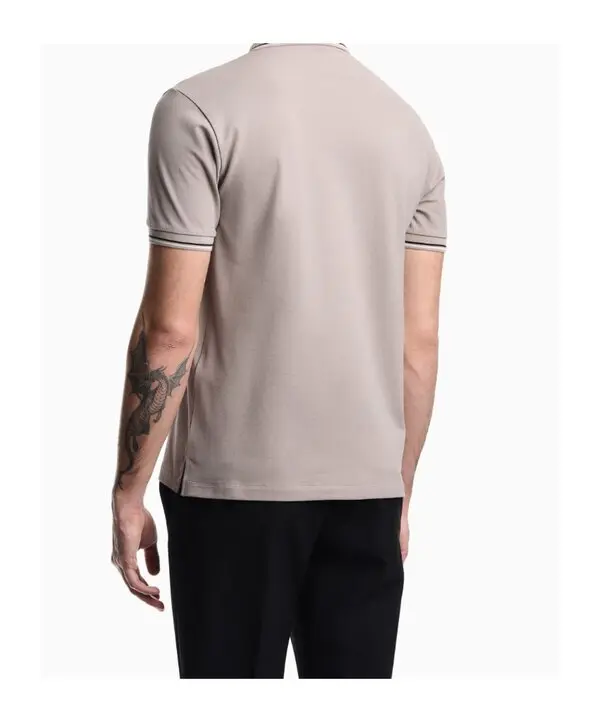 Emporio Armani Button Detailed Short-sleeved Polo Shirt