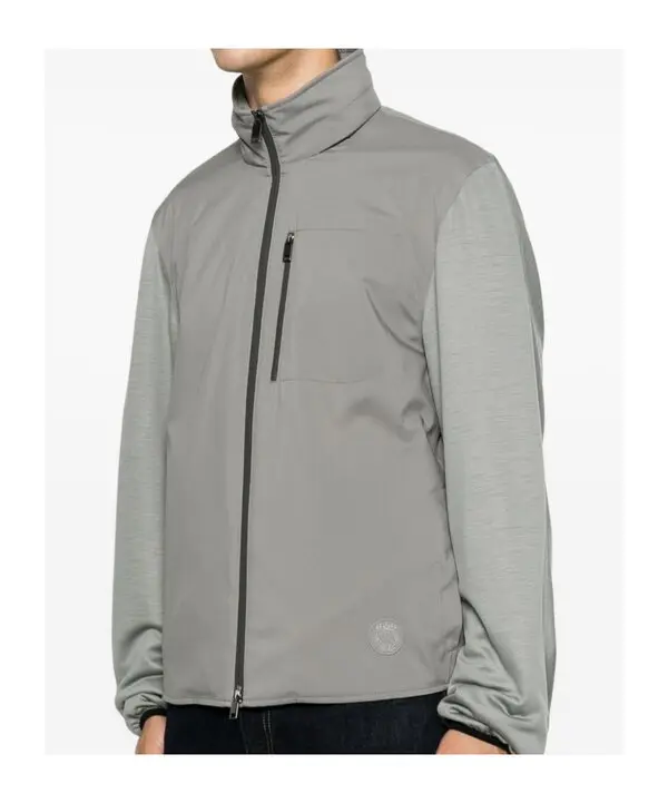 Brioni Nylon Performa Golf Blouson With Jersey Sleeve
