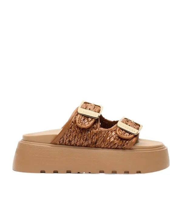 Casadei Birky Platform Buckle Sandals