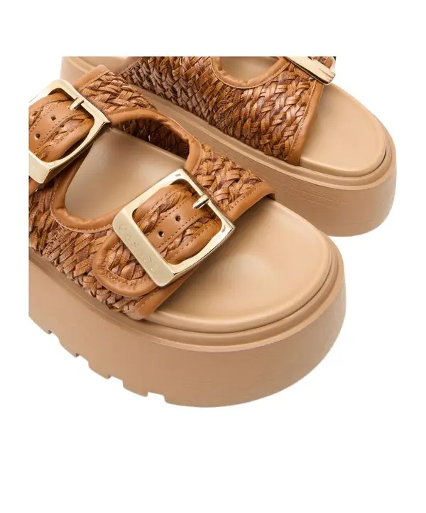 Casadei Birky Platform Buckle Sandals