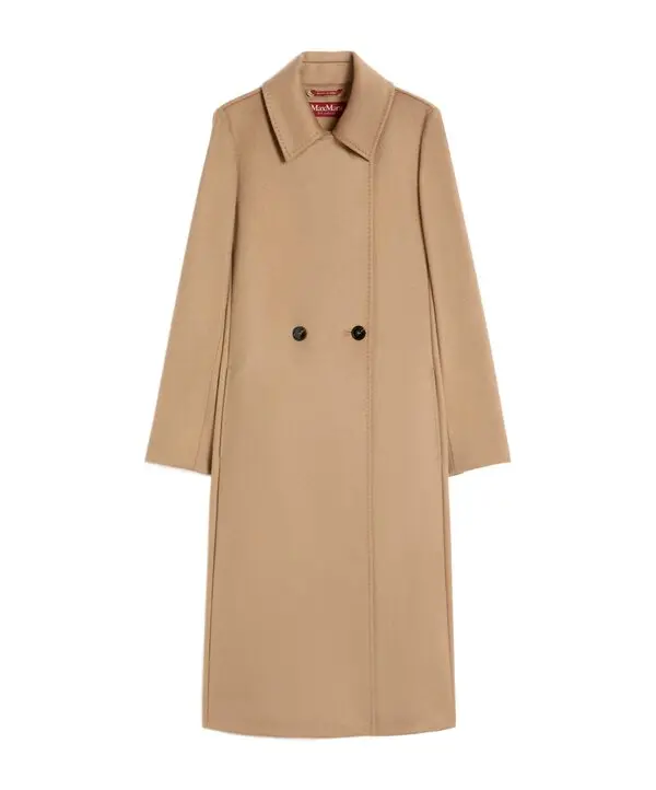 Max Mara Belted Wool Coat - Camel