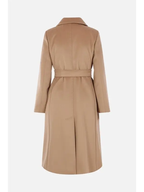 Max Mara Belted Wool Coat - Camel