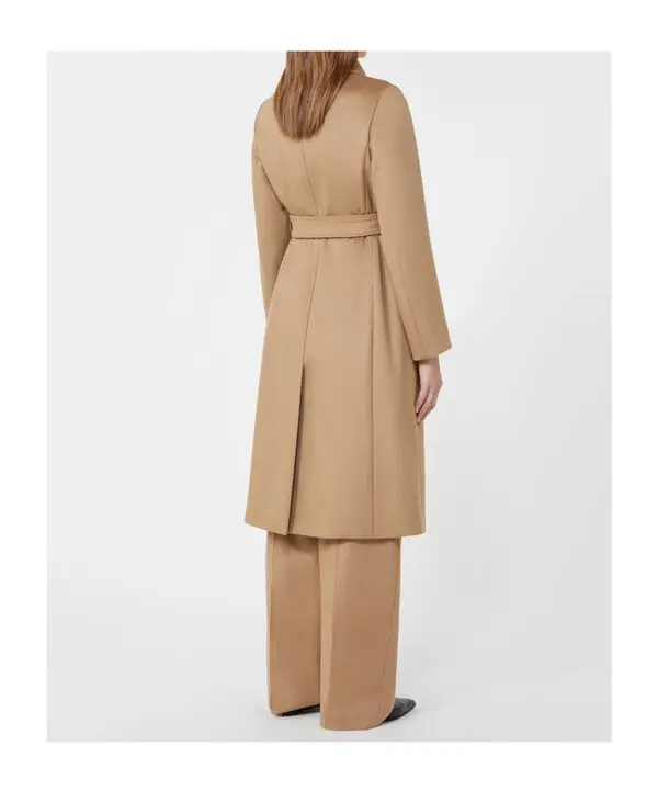 Max Mara Belted Wool Coat - Camel