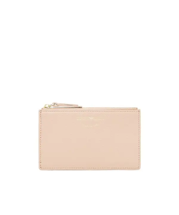 Emporio Armani Zip Wallet - Light Brown