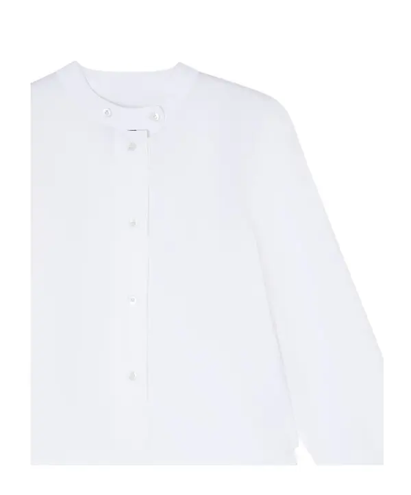 Emporio Armani Cropped Poplin Shirt