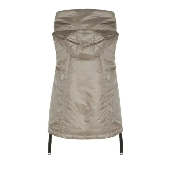 Max Mara Sleeveless Hooded Jacket