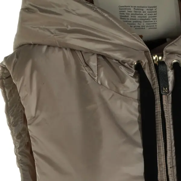 Max Mara Sleeveless Hooded Jacket