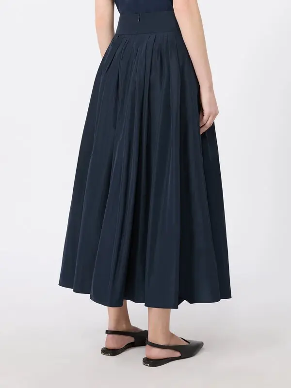 Max Mara Pleated Midi Skirt - Black
