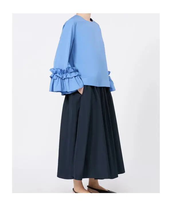 Max Mara Pleated Midi Skirt - Black