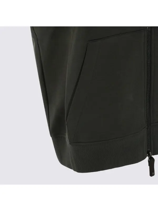 Max Mara Zip Sleeveless Hoodie