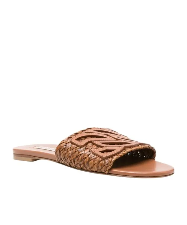 Casadei Round-toe Flat Sandals