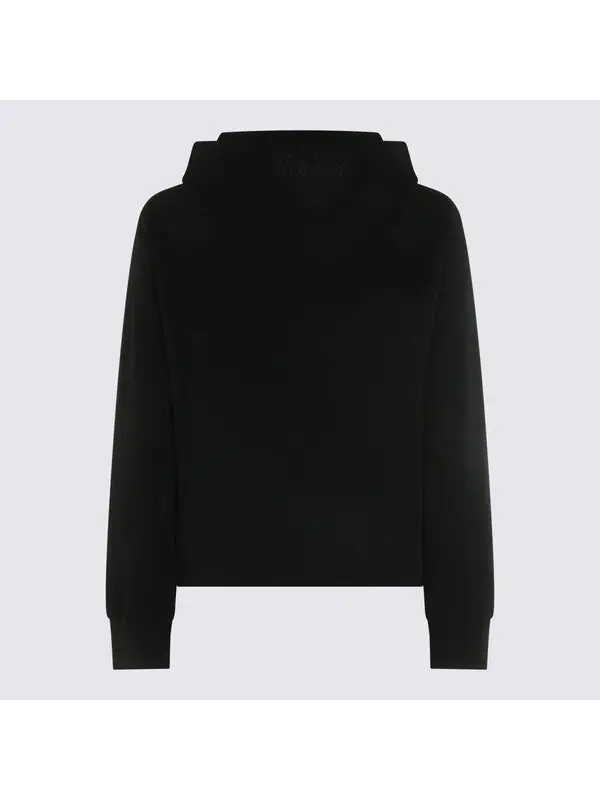 Max Mara Long-sleeved Hooded Sweatshirt
