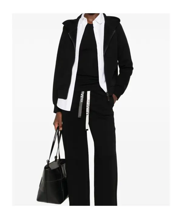 Max Mara Marea Zip-up Hoodie - Black