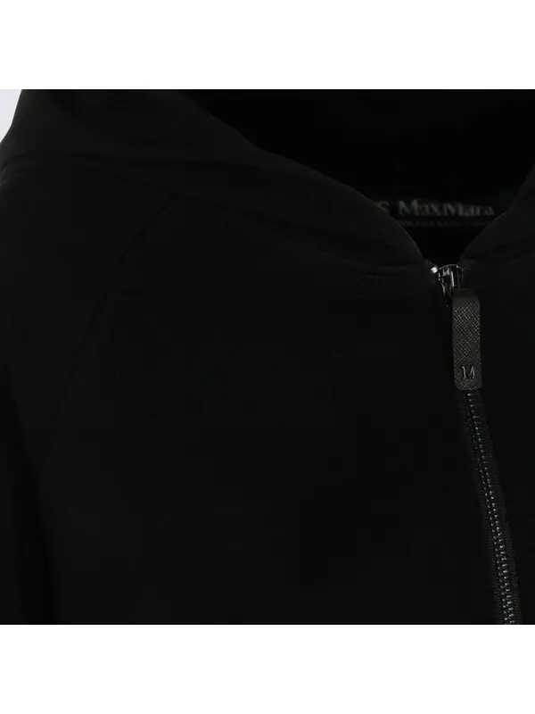 Max Mara Marea Zip-up Hoodie - Black