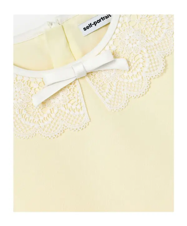 SELF-PORTRAIT Taffeta Lace Dress