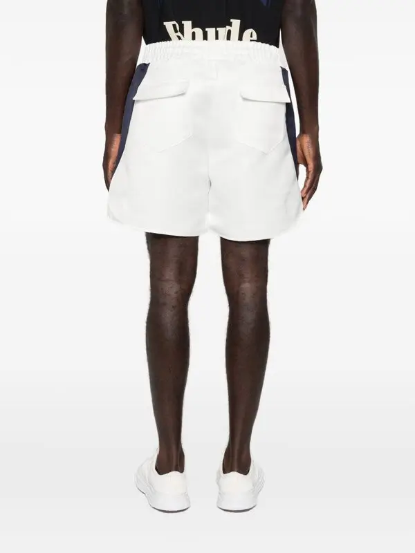 Rhude Logo Printed Drawstring Shorts