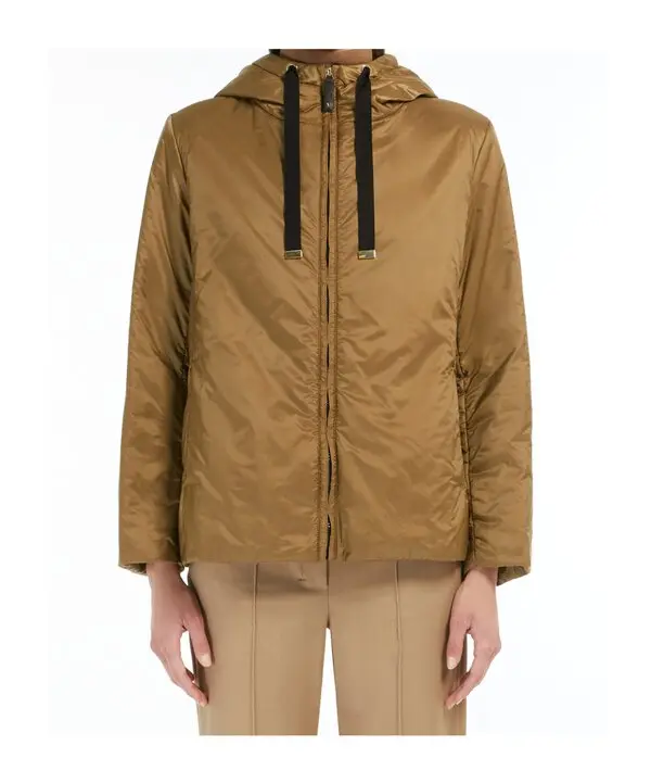 Max Mara Greenh Quilted Hooded Jacket - Caramel