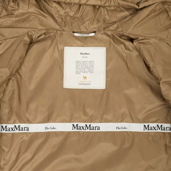 Max Mara Greenh Quilted Hooded Jacket - Caramel