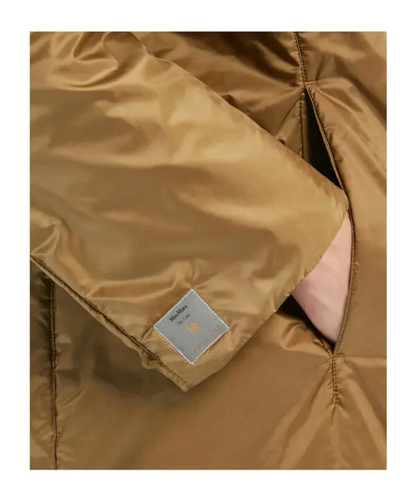 Max Mara Greenh Quilted Hooded Jacket - Caramel