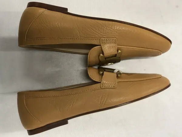TOD'S Kate Gold-chain Leather Loafers