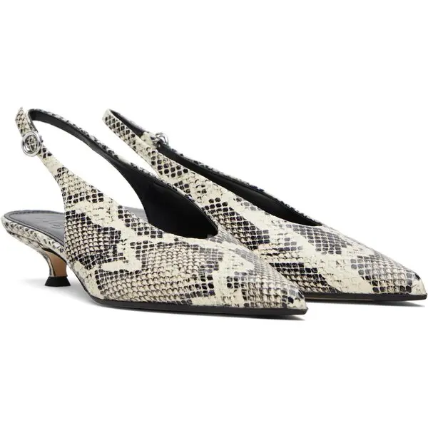 AeydĒ Camila Pointed Toe Slingback Pumps