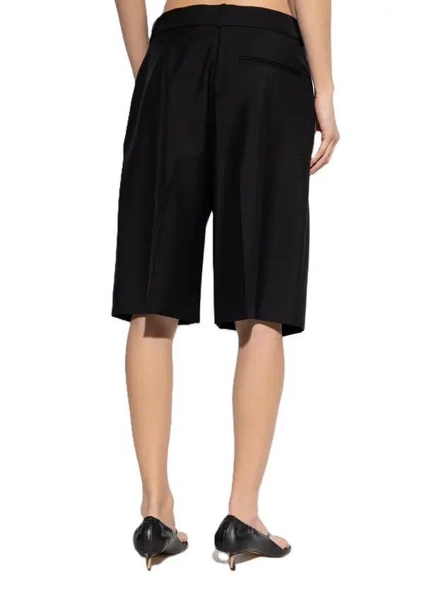 RÓHE Pleated Bermuda Shorts
