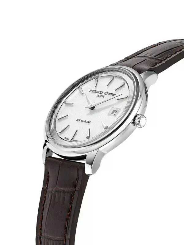 FREDERIQUE CONSTANT Classics Moneta Solarmetre 39mm Watch - White