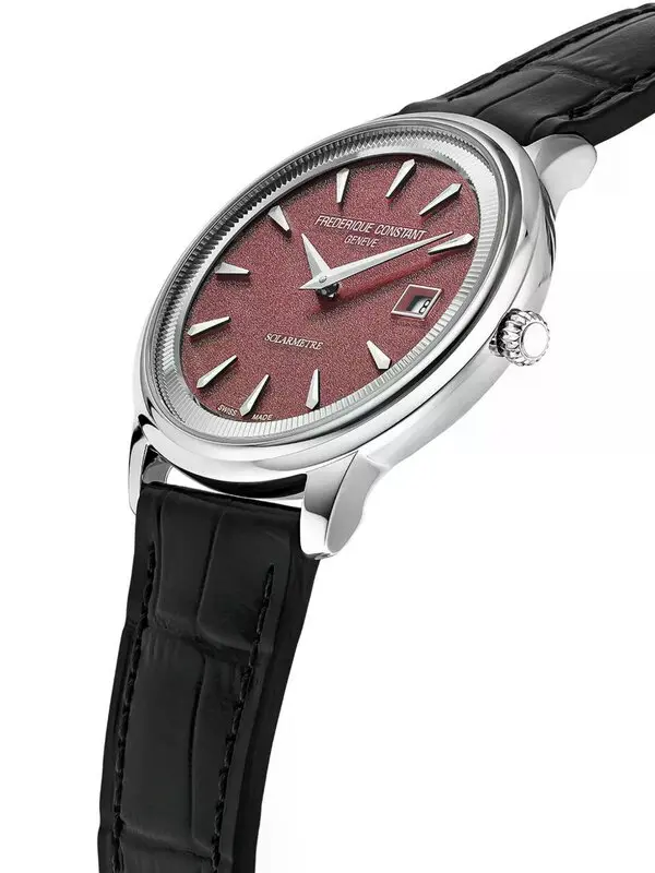 FREDERIQUE CONSTANT Classics Moneta Solar-metre 39mm Watch - Red