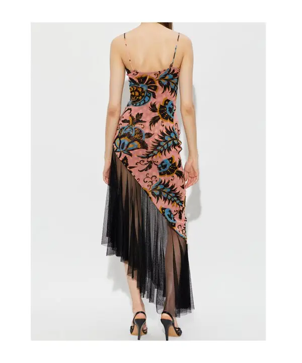 Etro Floral Printed Panelled Dress