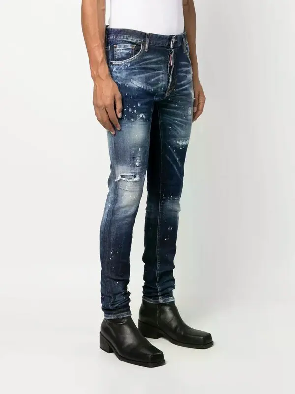 Dsquared2 Mid-rise Skinny Jeans - Blue