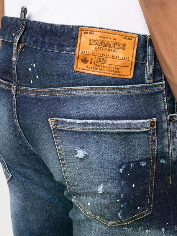 Dsquared2 Mid-rise Skinny Jeans - Blue