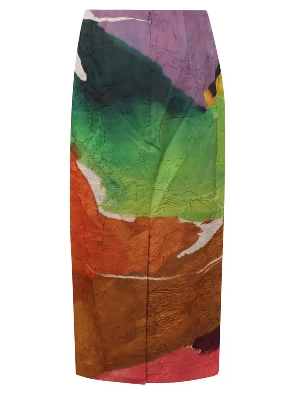 Ulla Johnson Patterned Midi Skirt