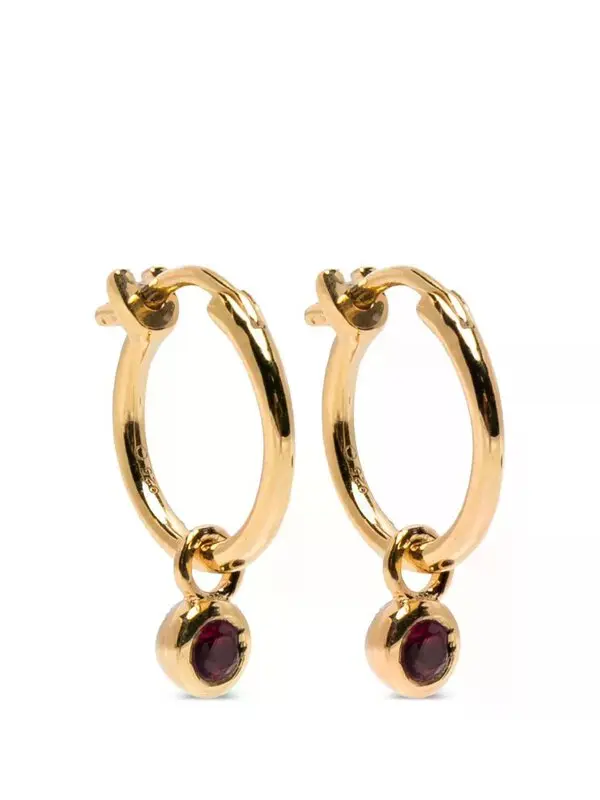 MISSOMA Lunar New Year Charm Hoop Earrings - Gold