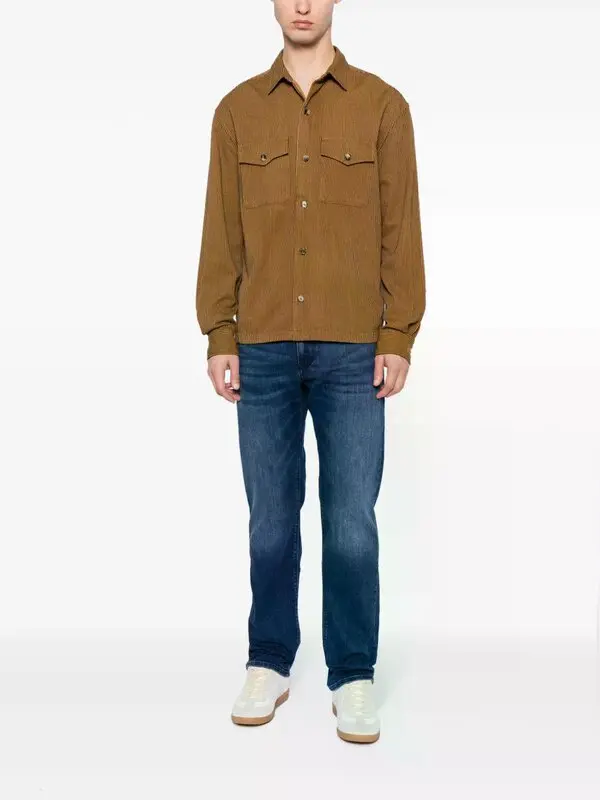 BOSS Straight-leg Jeans With Logo Patch