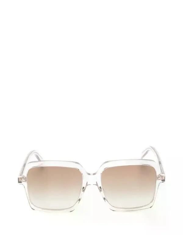Saint Laurent Square Frame Sunglasses - Neutrals